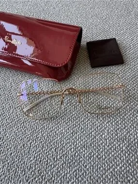 Pomellato | Accessories | Pomellato Pm05o Square Optical Glasses Rose ...